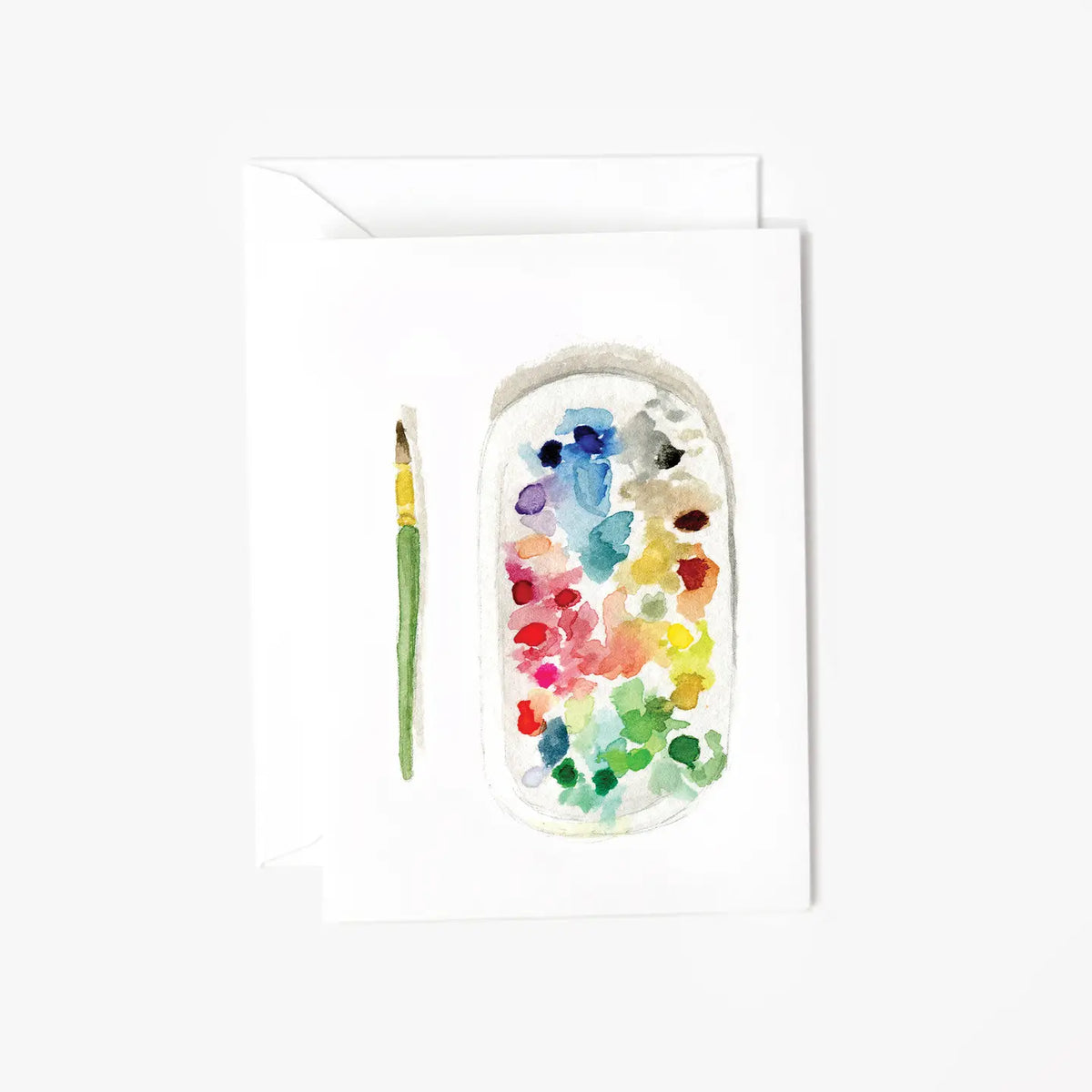 Paint Palette Mini Notecard – Not Too Shabby