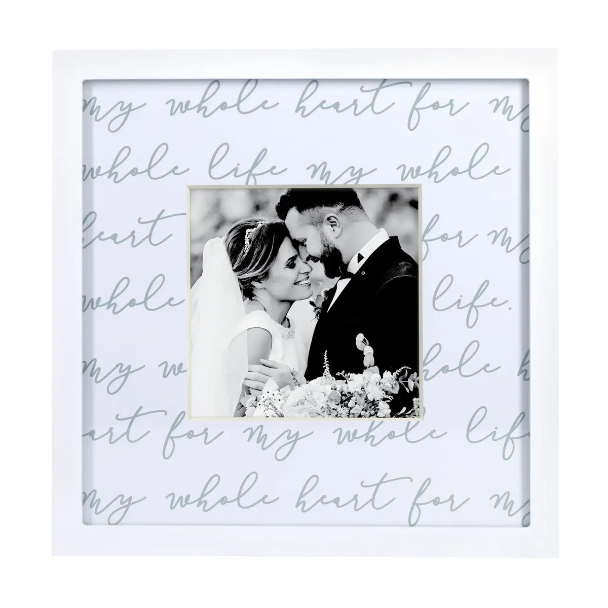 Wedding Script Frame – Not Too Shabby