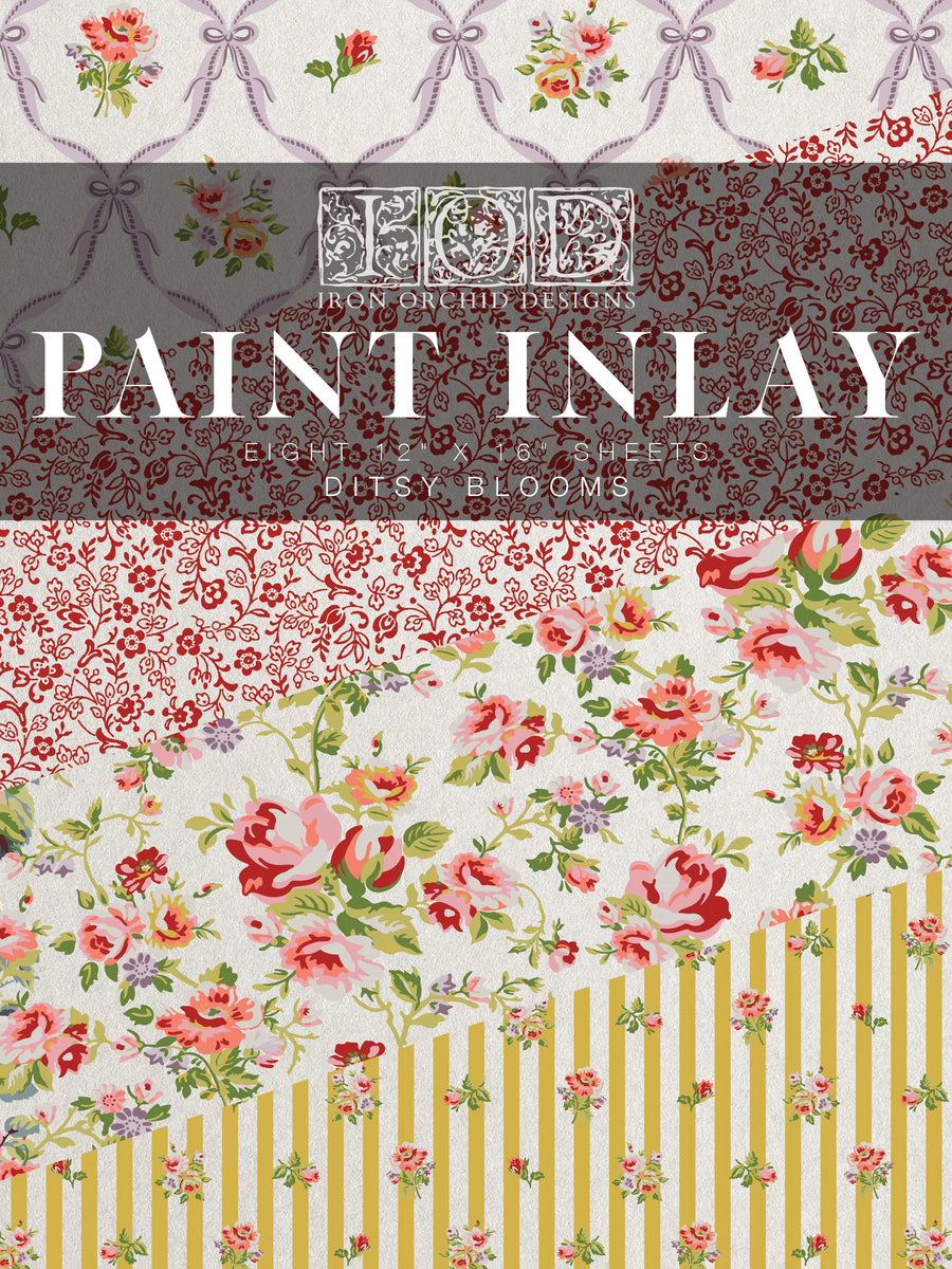 Ditsy Bloom Paint Inlay – Not Too Shabby